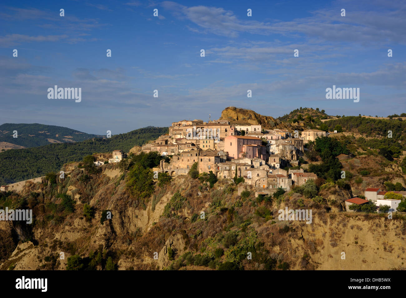 Italy, Basilicata, Tursi, the ancient Arab village called Rabatana ...