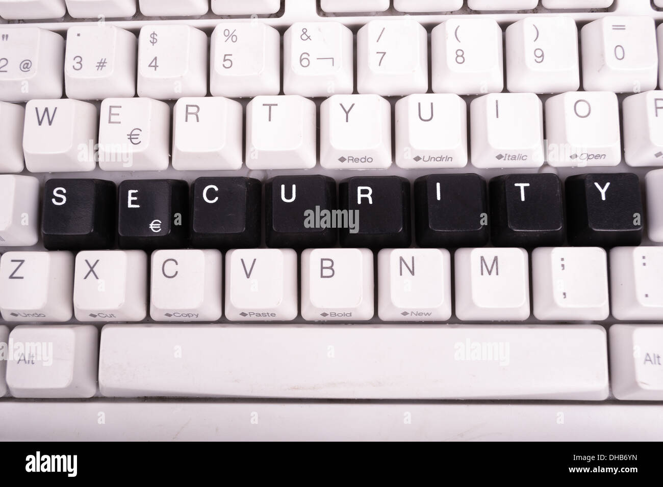 Word Security written with black keys on computer keyboard Stock Photo ...