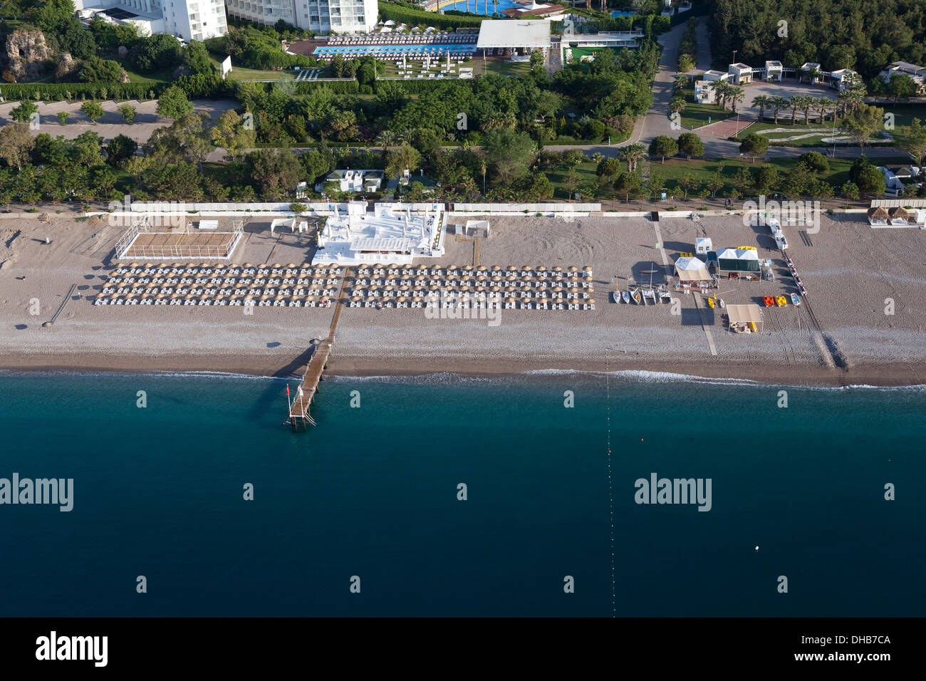 Aerial view of Konyaalti Beach, Antalya Turkey Stock Photo - Alamy