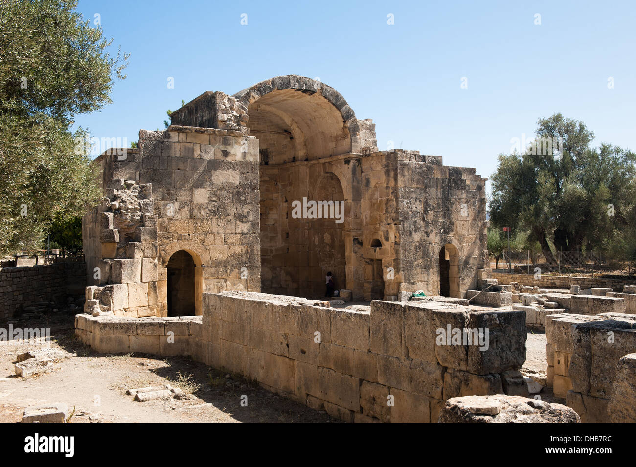 Ruins of Gortyn, Crete, Greece Stock Photo - Alamy