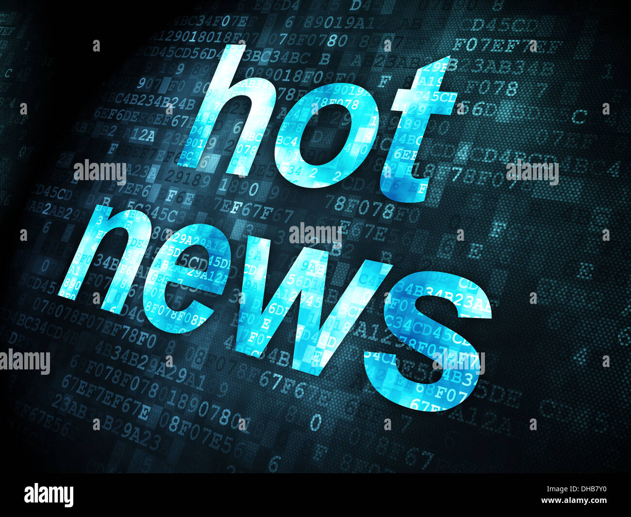 News concept: Hot News on digital background Stock Photo - Alamy