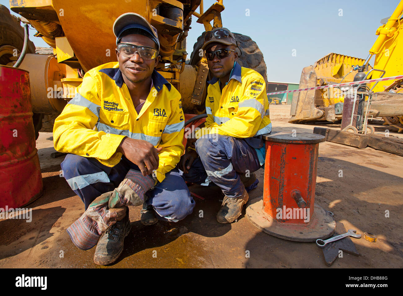 Mining in Africa Stock Photo - Alamy