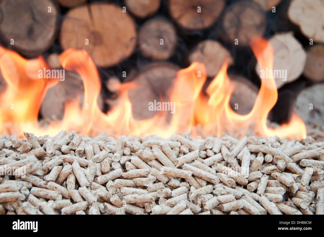 Pellets alternative heating in hi-res stock photography and images - Alamy