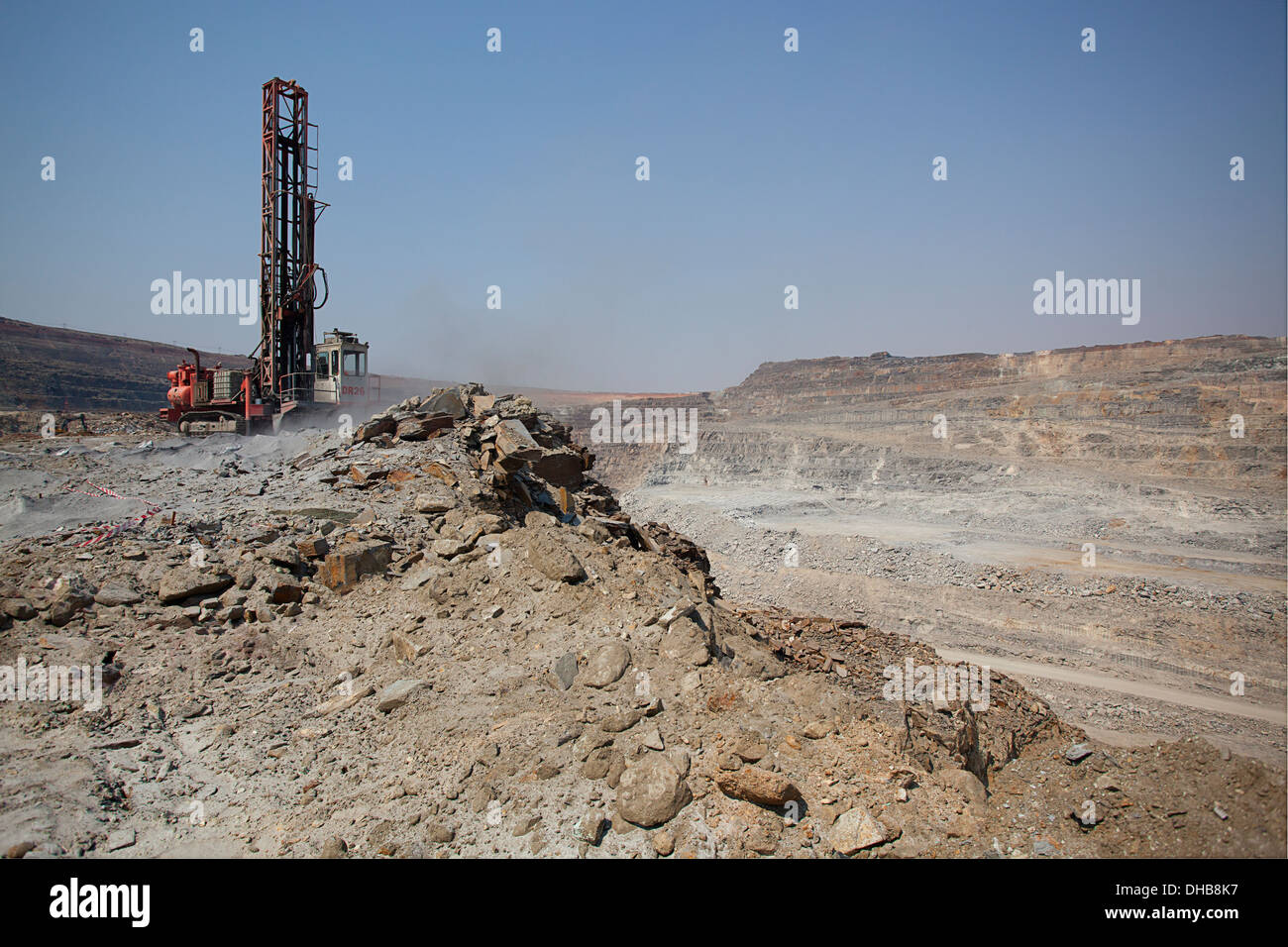 Open pit copper mine zambia hi-res stock photography and images - Alamy