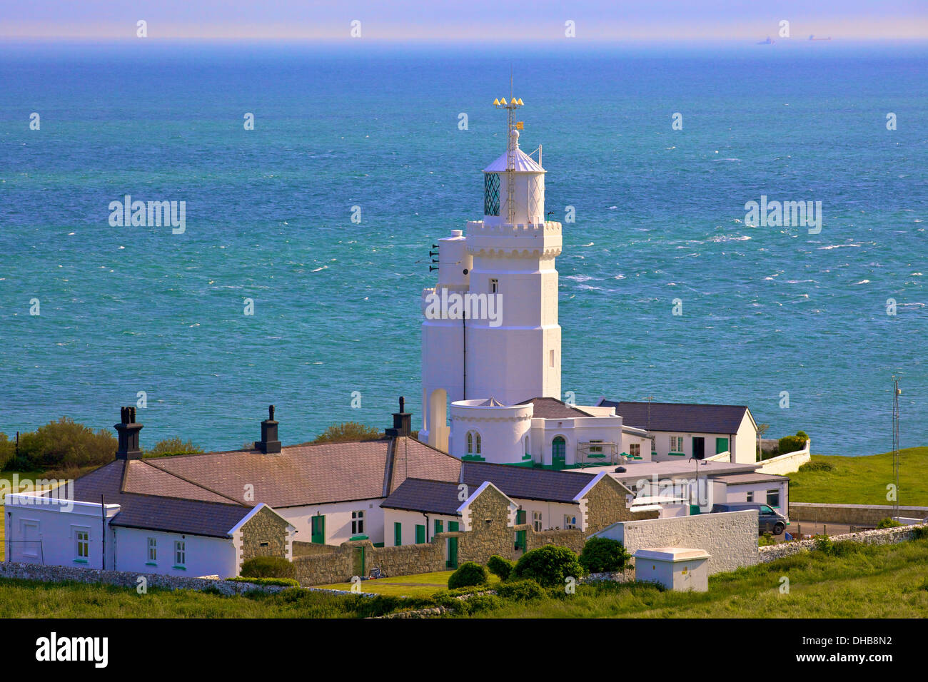 St Catherine's Lighthouse, Niton, Isle of Wight, United Kingdom Stock ...