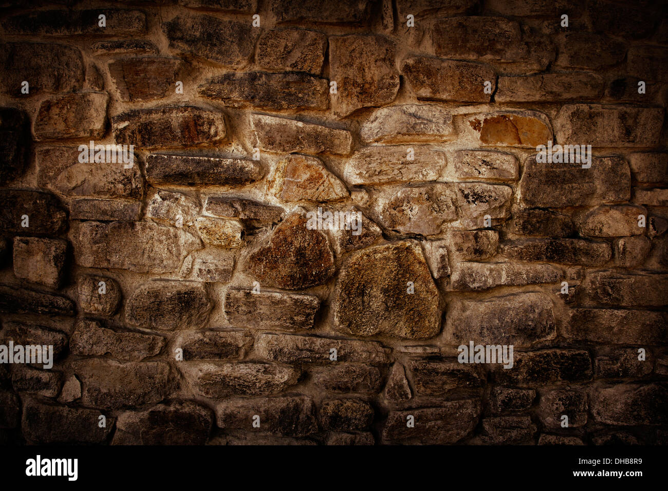 Closeup of brown rock wall Stock Photo - Alamy