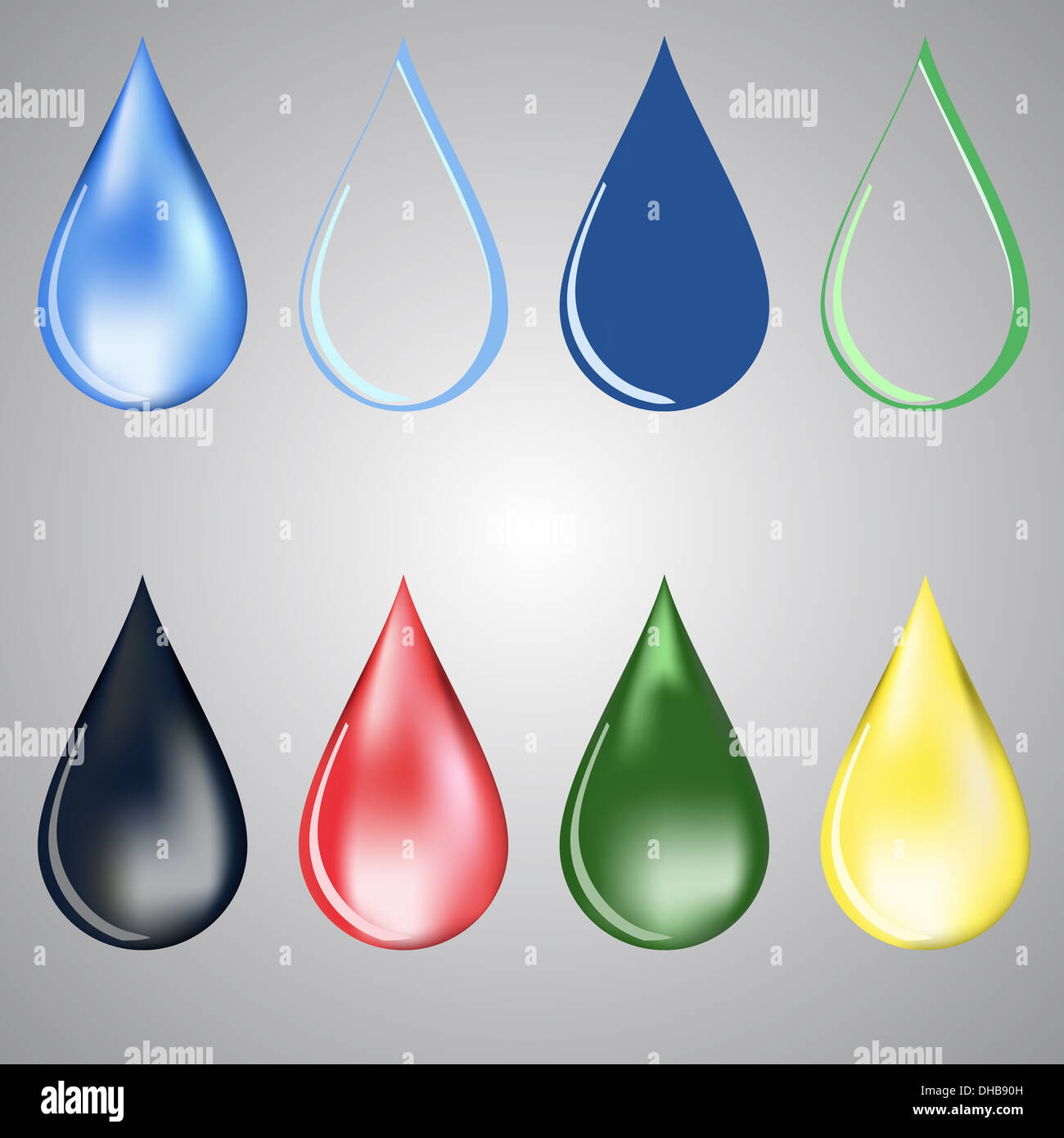 Paint drop vector hi-res stock photography and images - Alamy