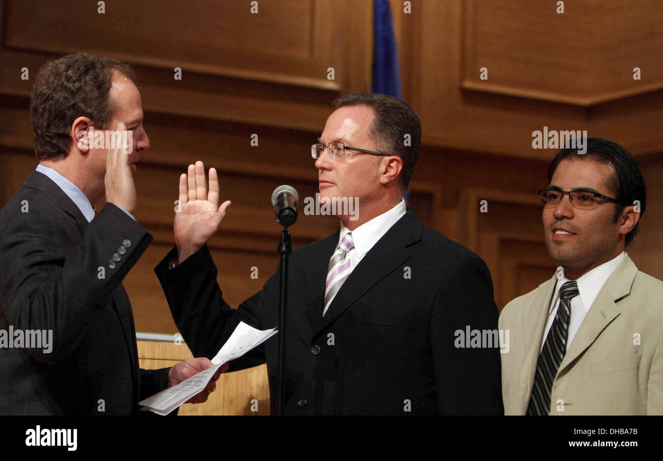 Congressman Adam Schiff Weho Mayor Jeffrey Prank Jeff Prang and Abbe ...