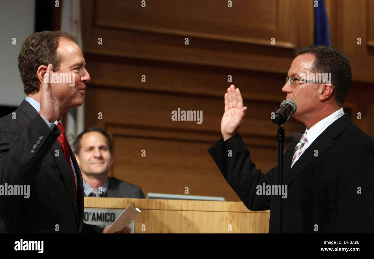 Congressman Adam Schiff Weho Mayor Jeffrey Prank Jeff Prang and Abbe ...