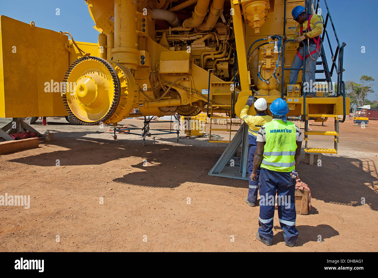 Mining in Africa Stock Photo - Alamy