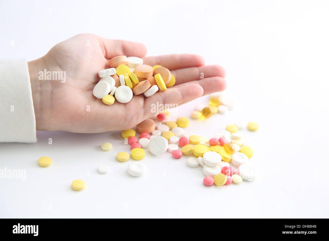 Taking capsule tablets hi-res stock photography and images - Alamy