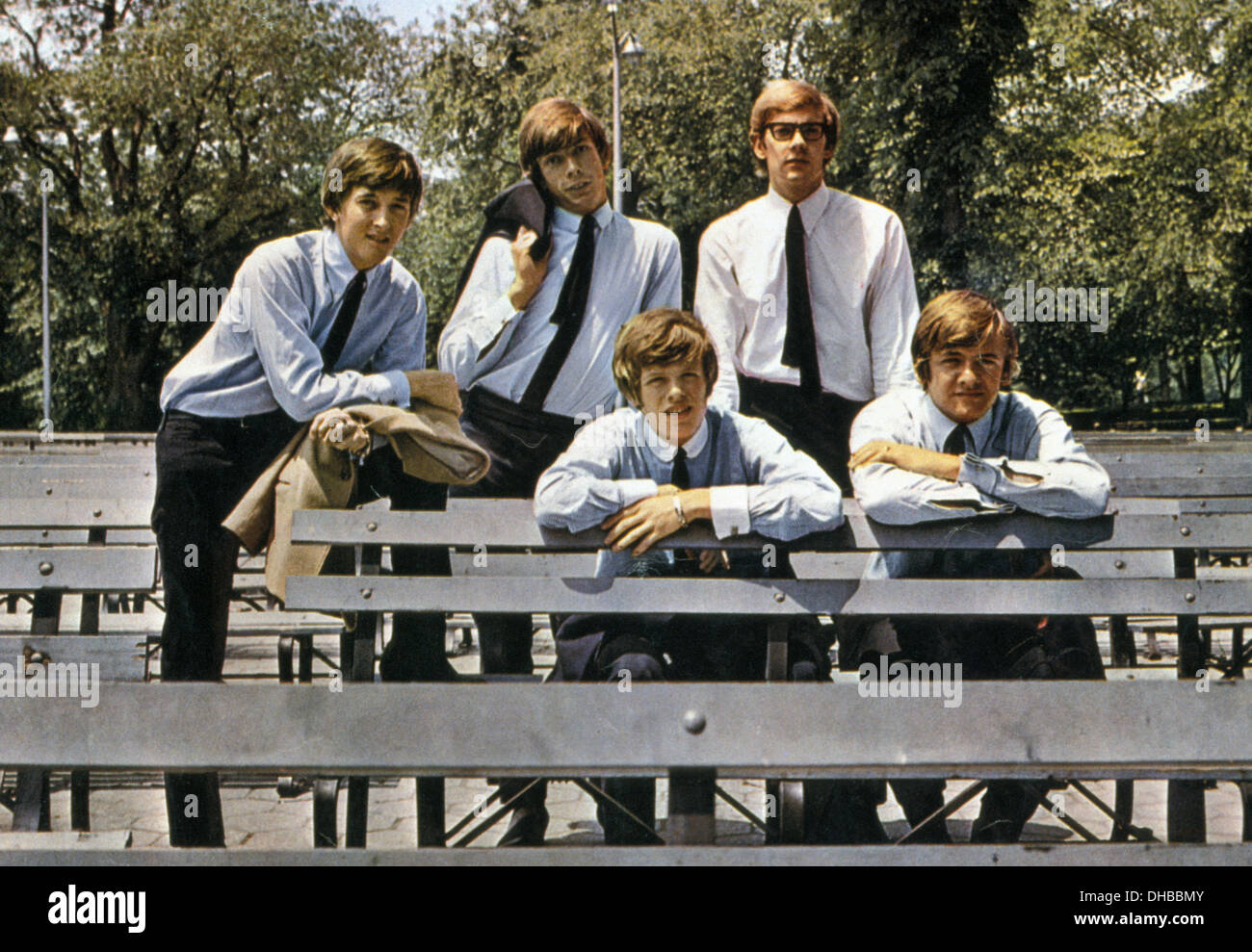 HERMAN'S HERMITS UK pop group about 1964. From l: Keith Hopwood, Barry ...