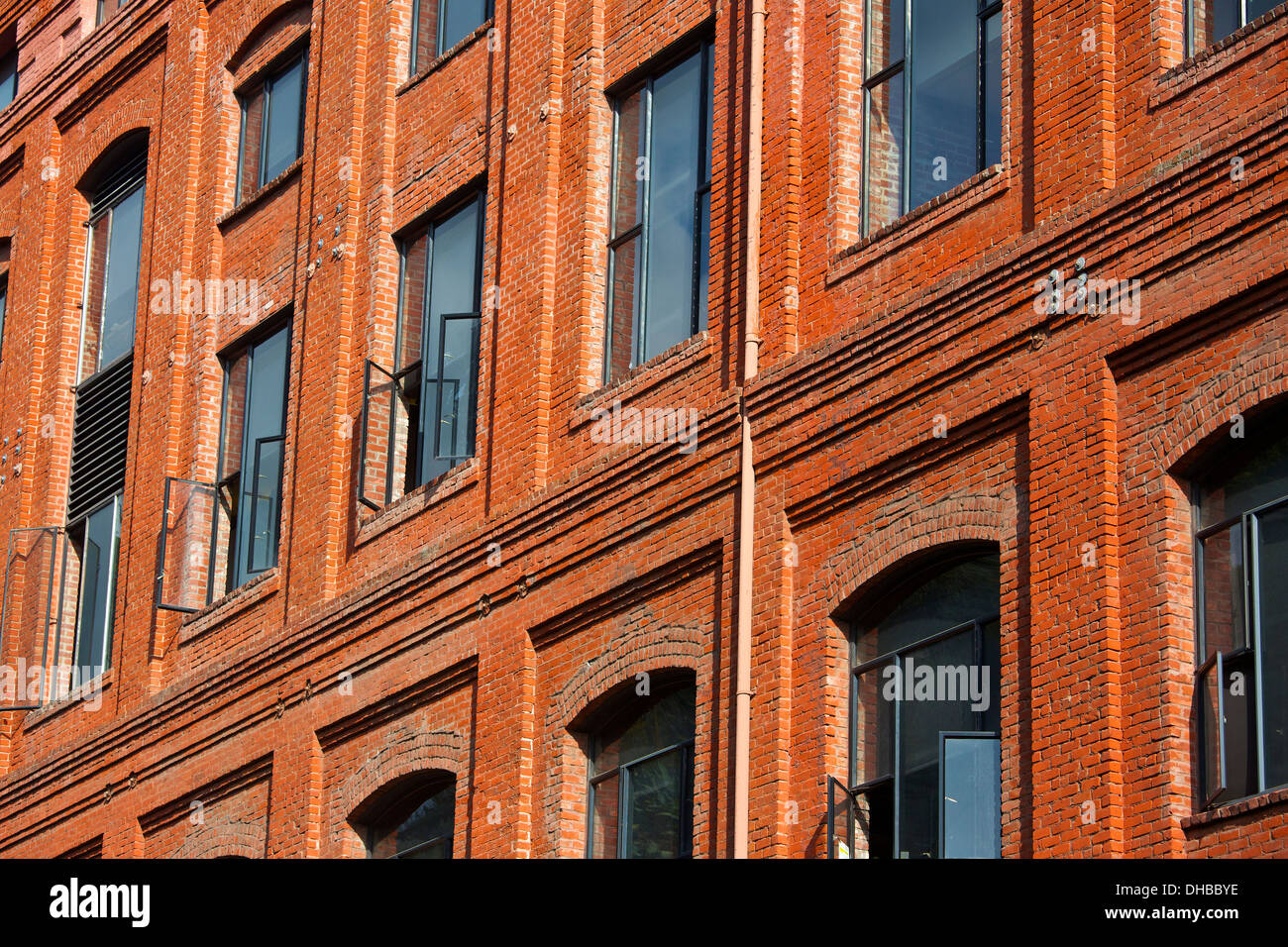 Restored Red Brick Building on Sansome Street, San Francisco Stock ...