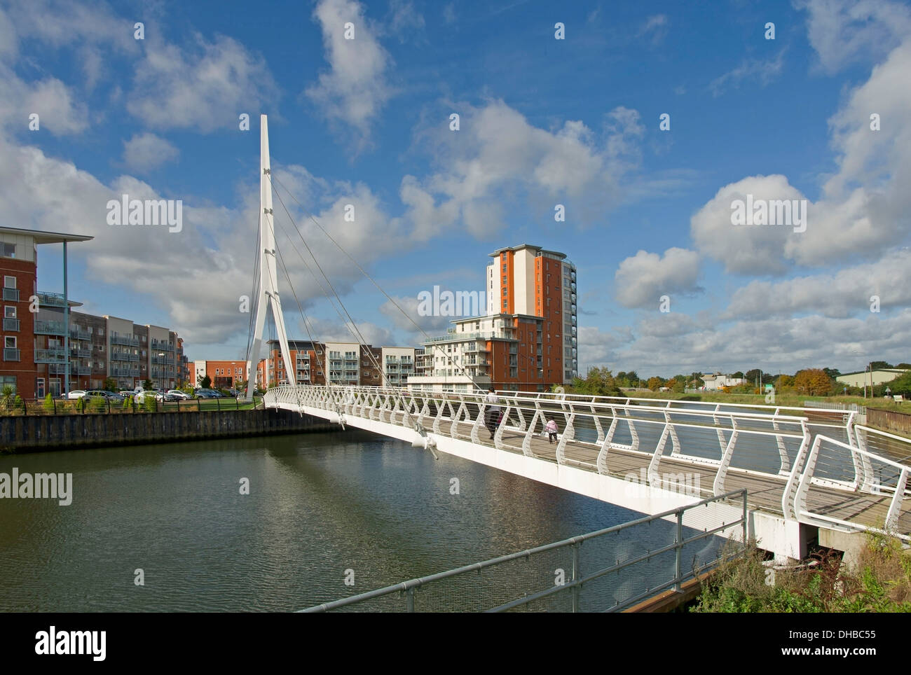 Sir Bobby Robson Bridge Ipswich Stock Photo - Alamy