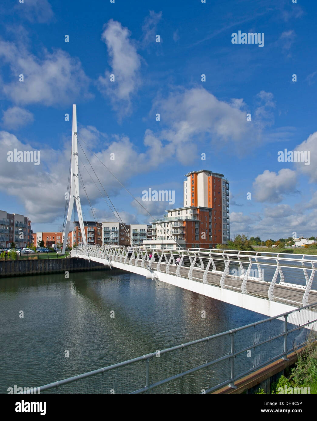 Sir Bobby Robson Bridge Ipswich Stock Photo - Alamy