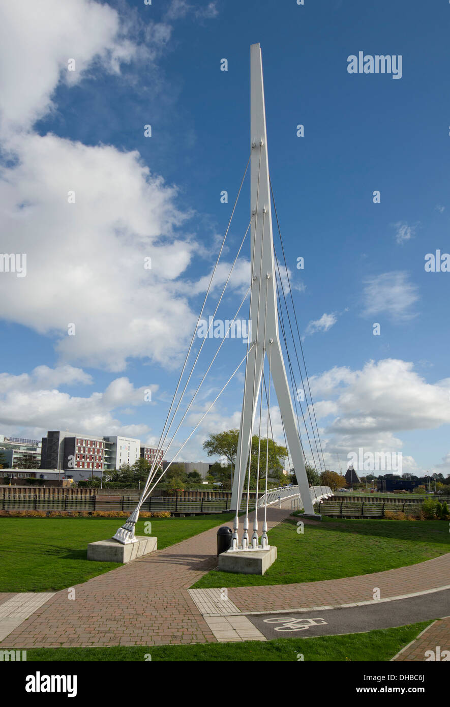 Sir Bobby Robson Bridge Ipswich Stock Photo - Alamy