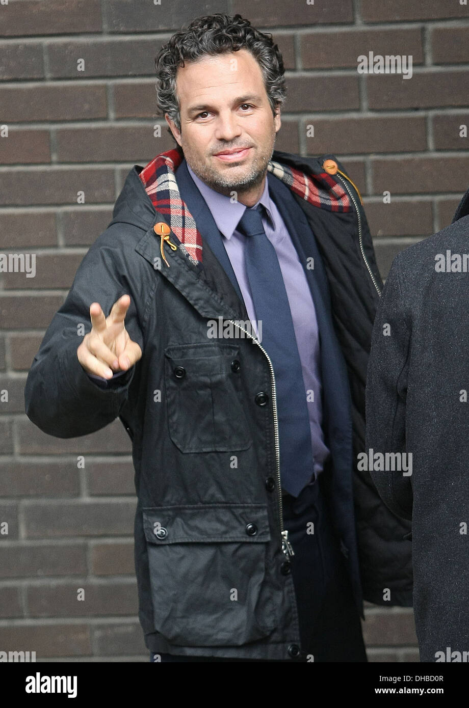 Mark Ruffalo at the ITV studios London, England - 18.04.12 Stock Photo ...