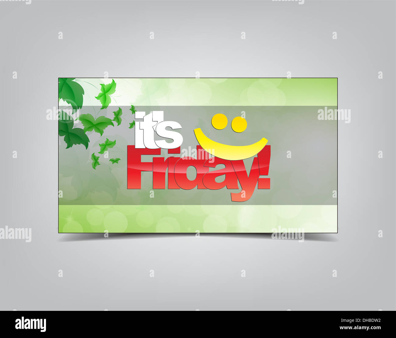 It's Friday!Motivational background. Typography poster Stock Photo - Alamy