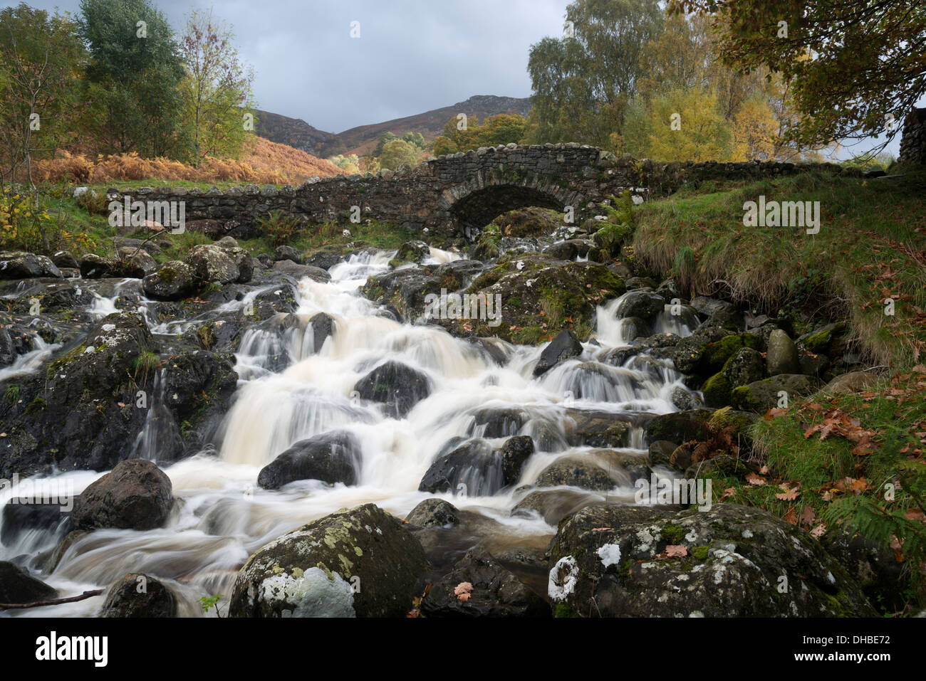 Barrow Beck Ashness Bridge Lake District Cumbria UK Stock Photo - Alamy