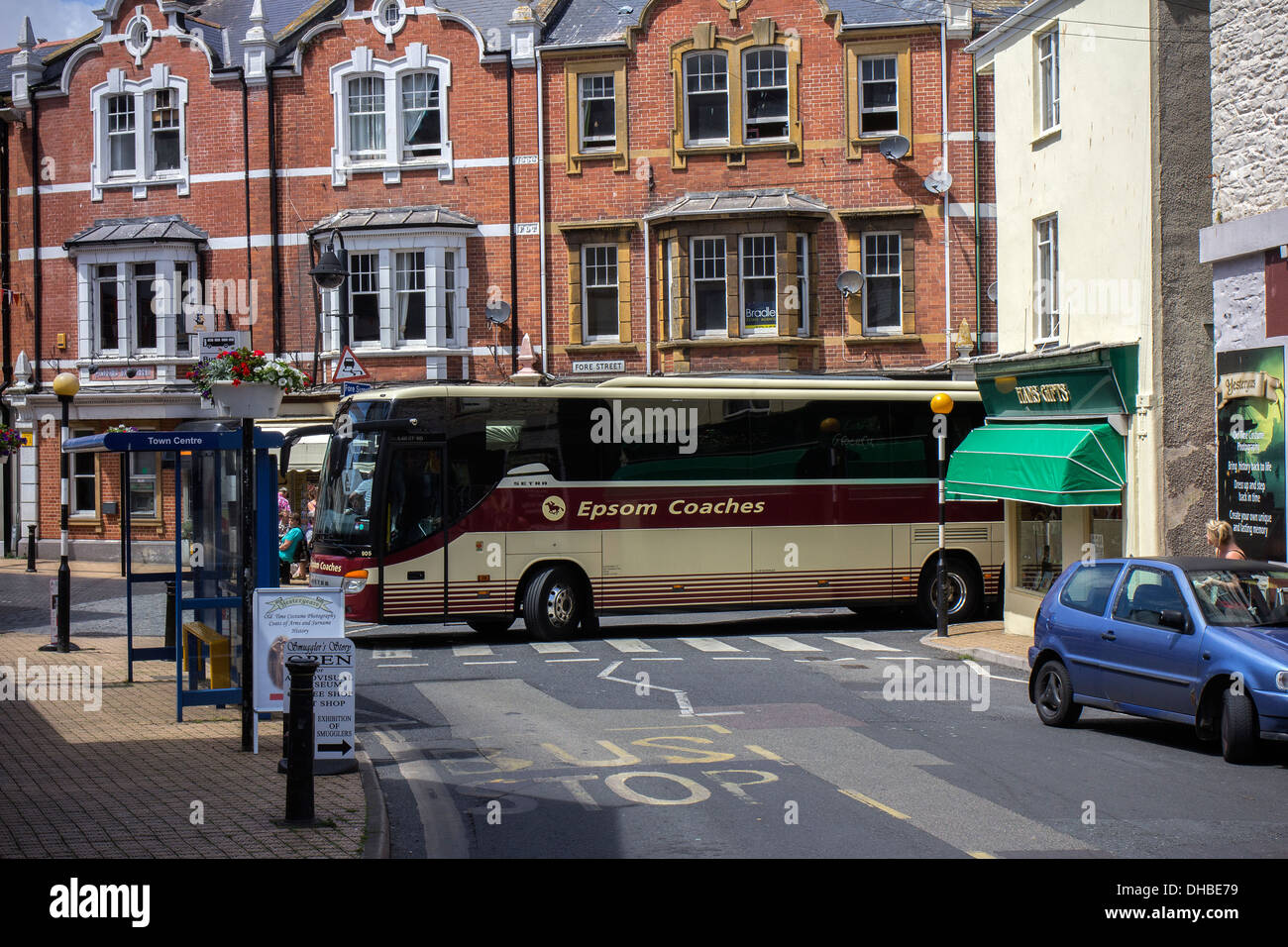 epsom coaches,Brixham,Devon,Tour Bus, Bus, Road, Public Transportation ...
