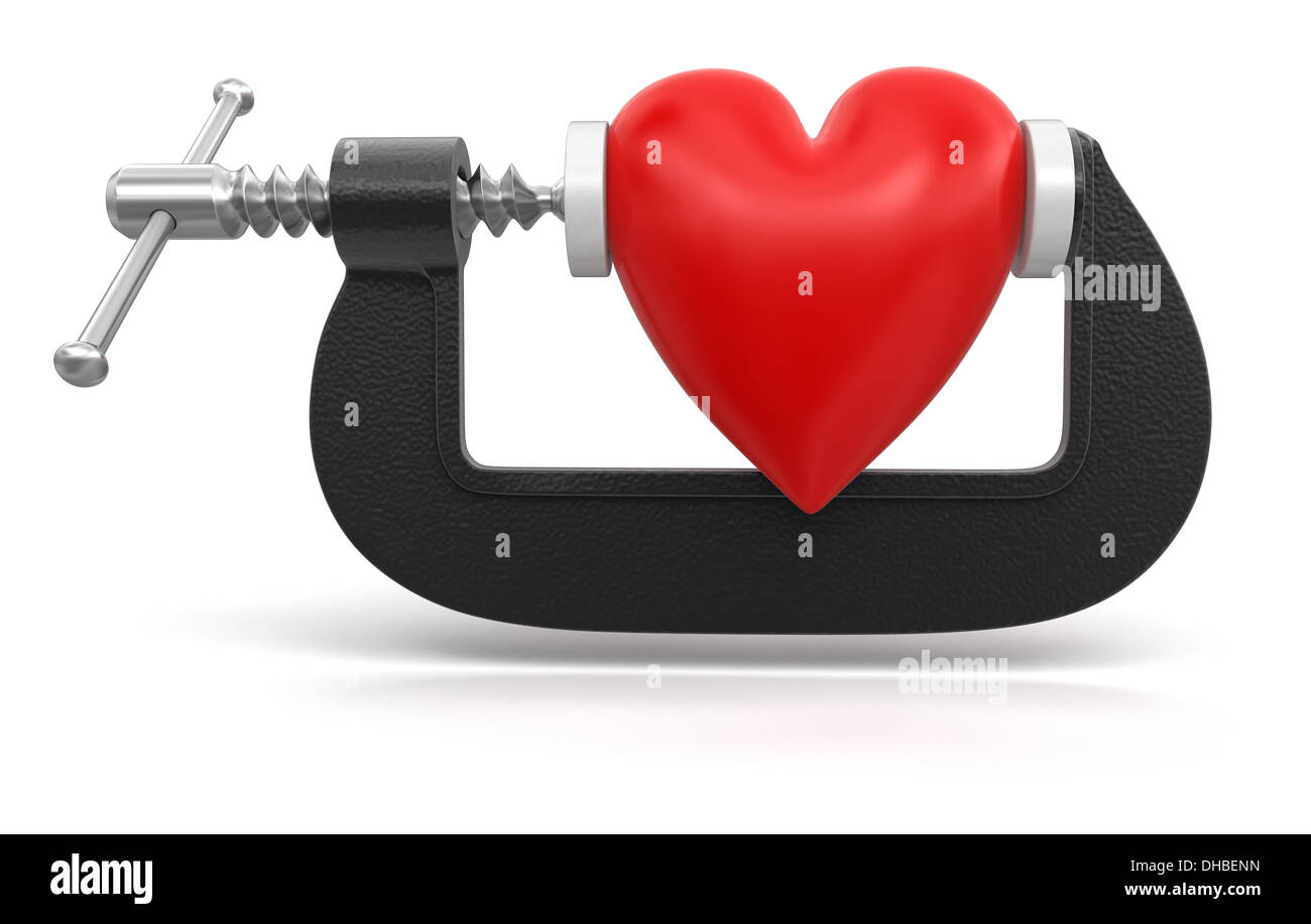 Screw clamp heart hi-res stock photography and images - Alamy