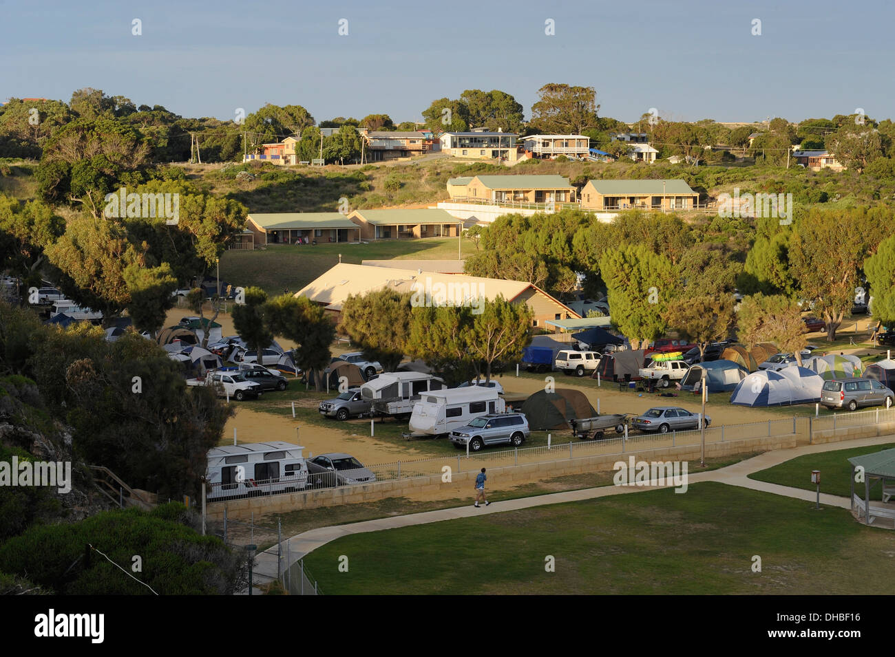 Guilderton Holiday Park Moore River Western Australia Stock Photo - Alamy