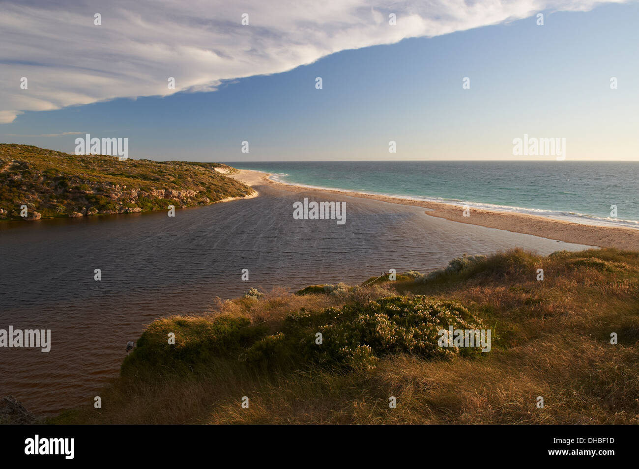 Moore river mouth Guilderton Western Australia Stock Photo - Alamy