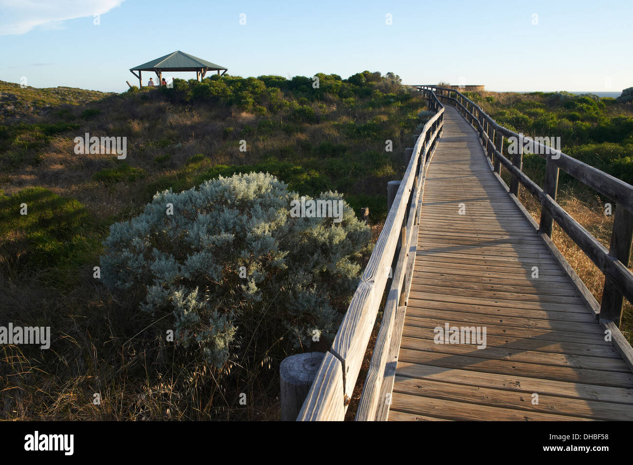 Observation shelter and board walk At Moore river Mouth Guilderton ...