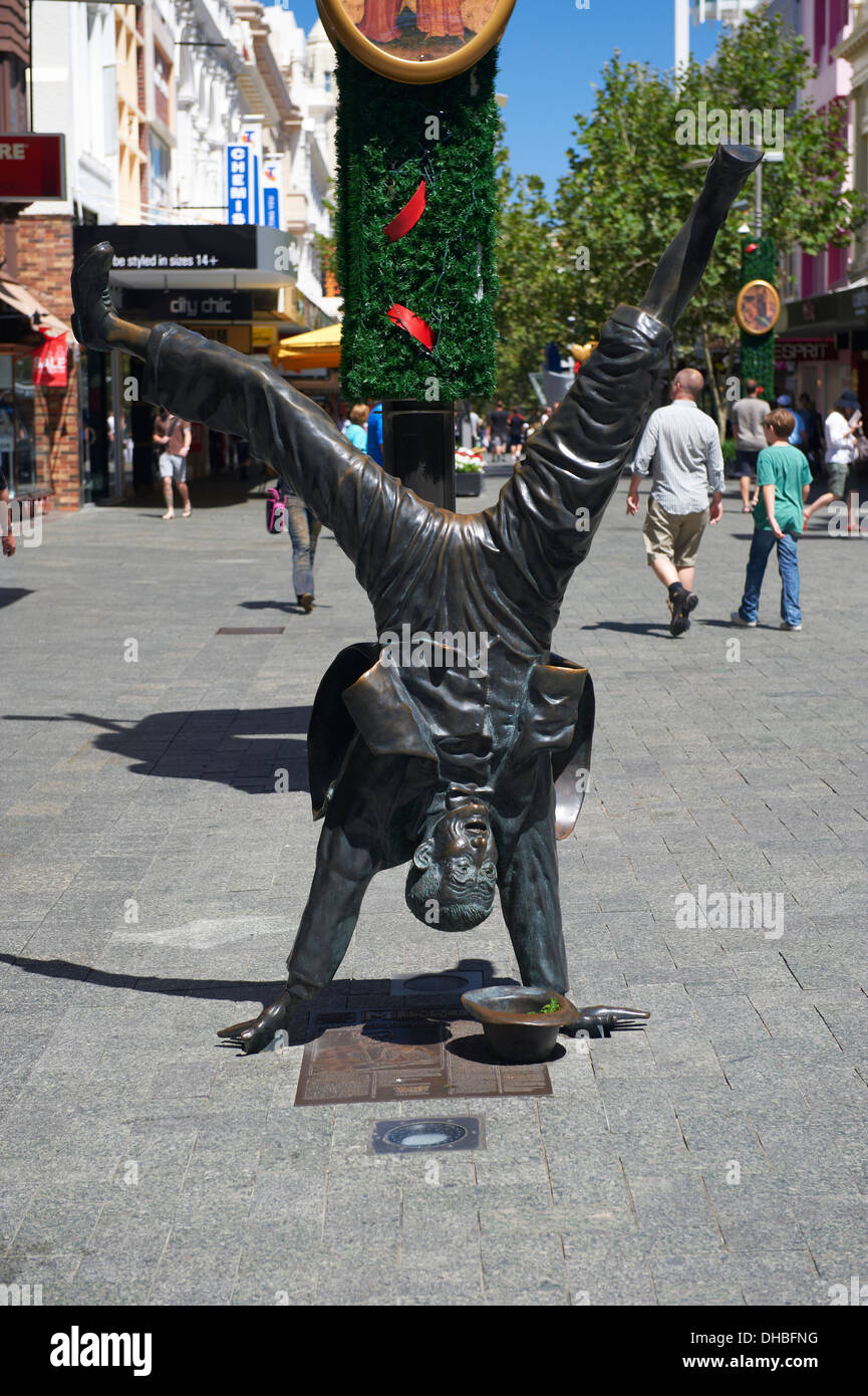 Statue of Percy Button by The Smith Sculptors on Hay Street in Perth ...