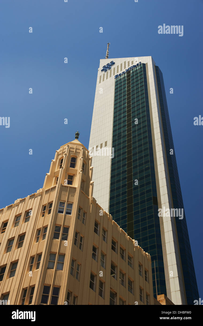 BankWest tower in Downtown Perth. Bankwest tower is a 52 storey office ...