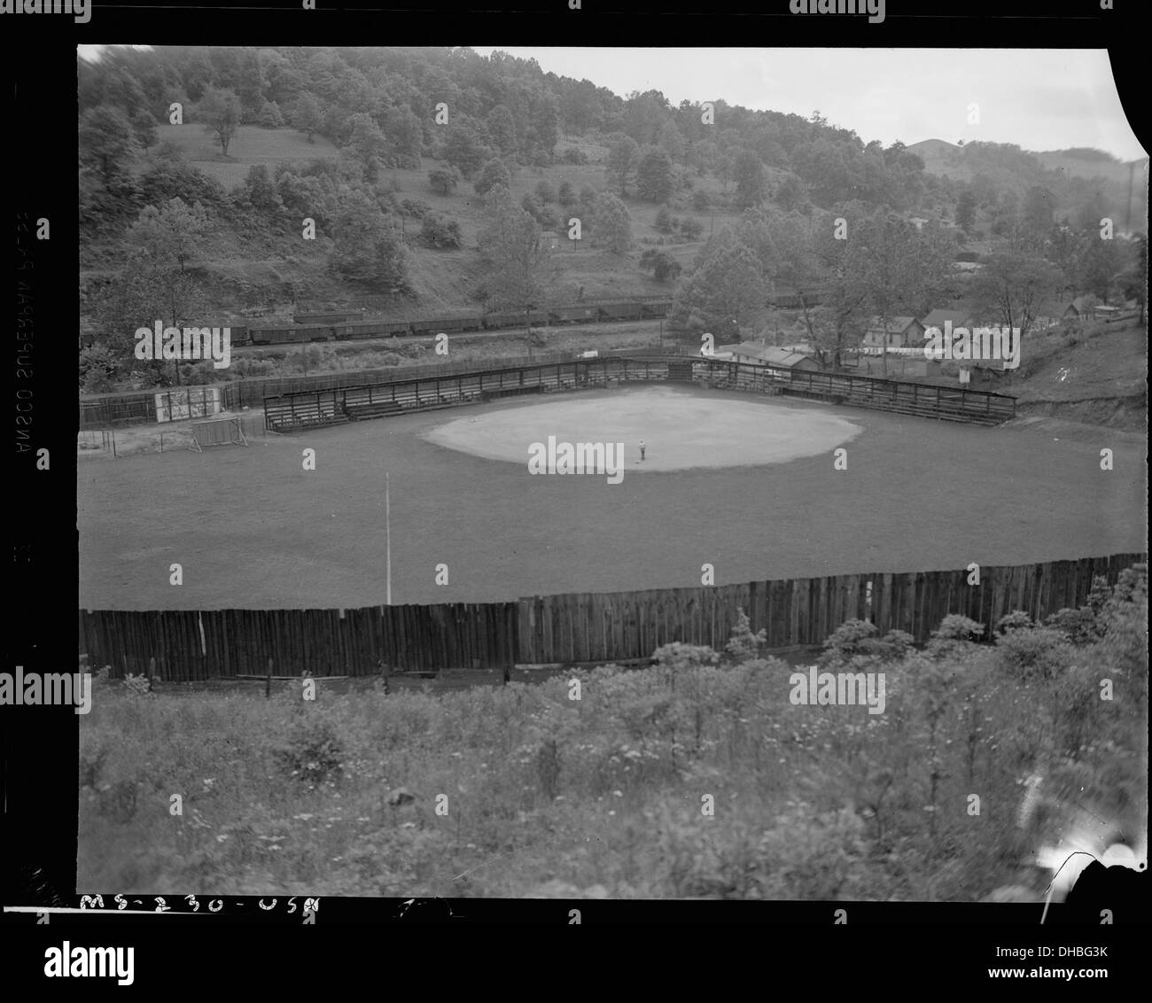 A baseball diamond at Buckeye Coal Company’s Nemacolin Mine in Greene ...