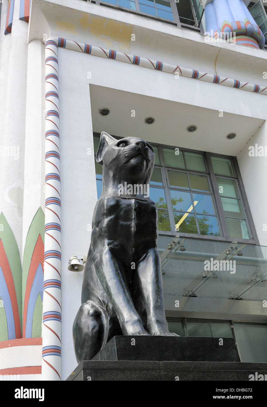 the black cat art deco carreras cigarette factory building in London ...
