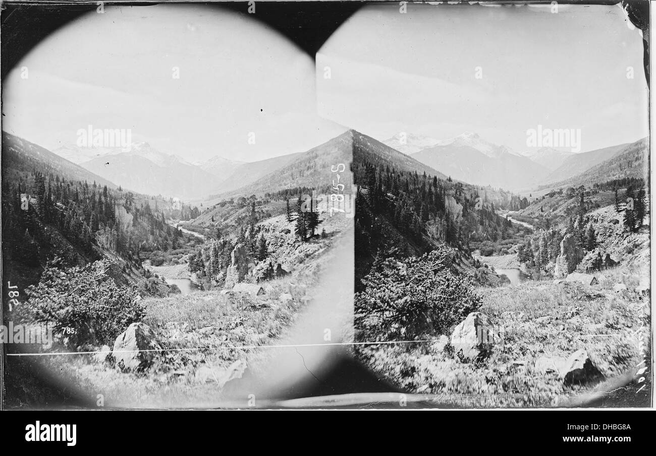 This photograph captures a view of Baker's Park from the mouth of ...