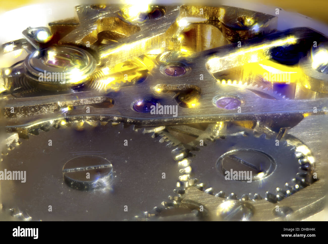 Gears of a clock hi-res stock photography and images - Alamy