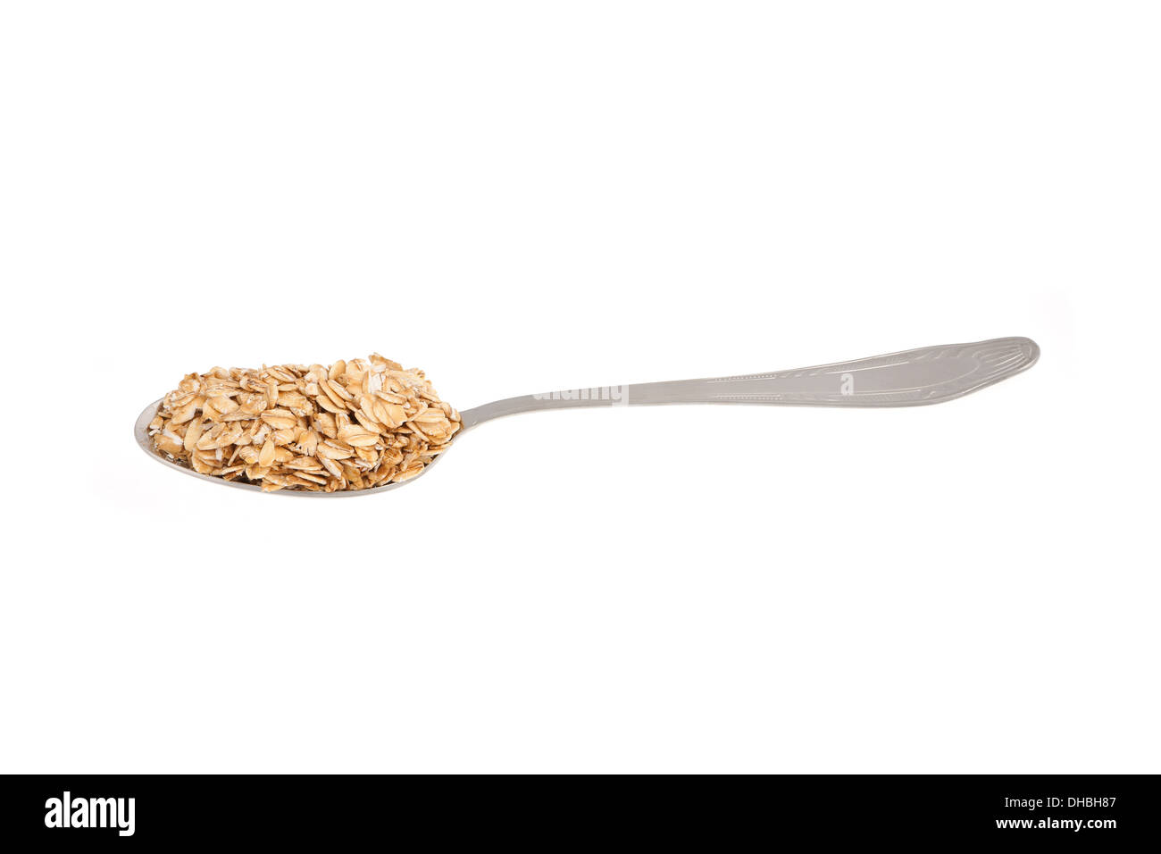 Dry raw oat flakes Cut Out Stock Images & Pictures - Alamy