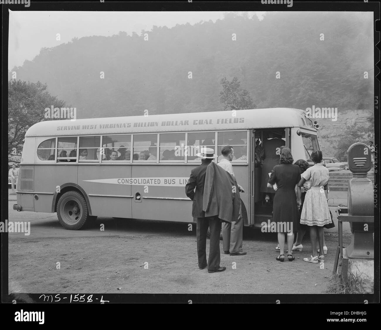 Coke bus Black and White Stock Photos & Images - Alamy
