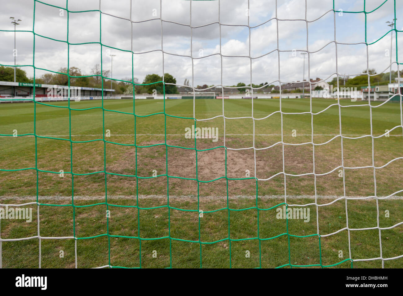 Football stadium pitch net hi-res stock photography and images - Alamy
