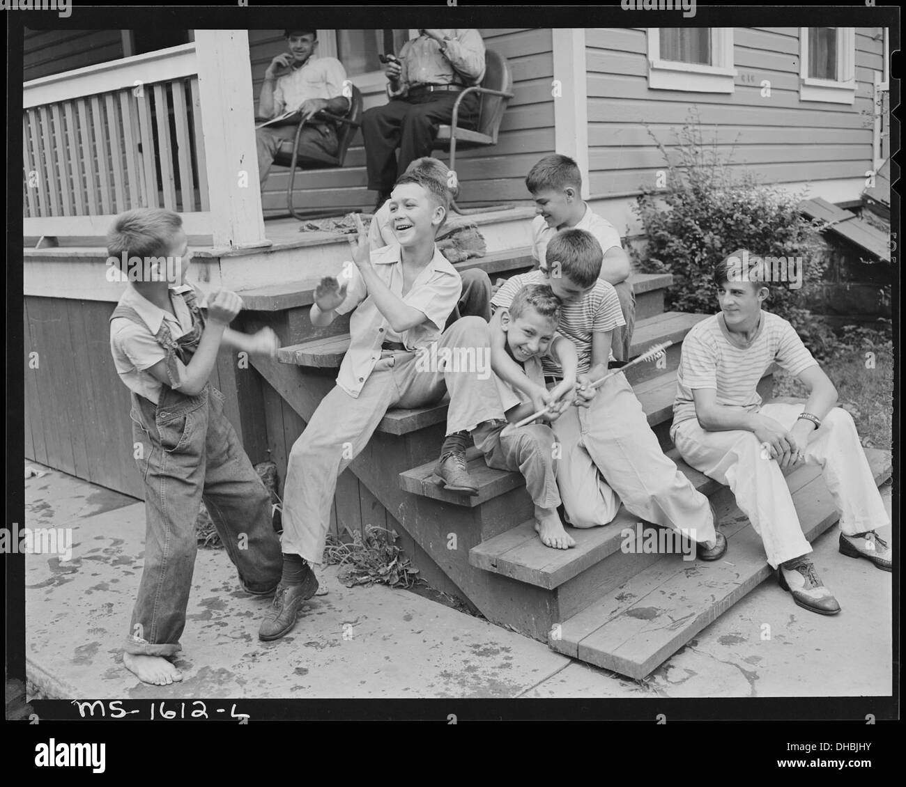 This photograph shows children of miners working in the U.S. Coal and ...