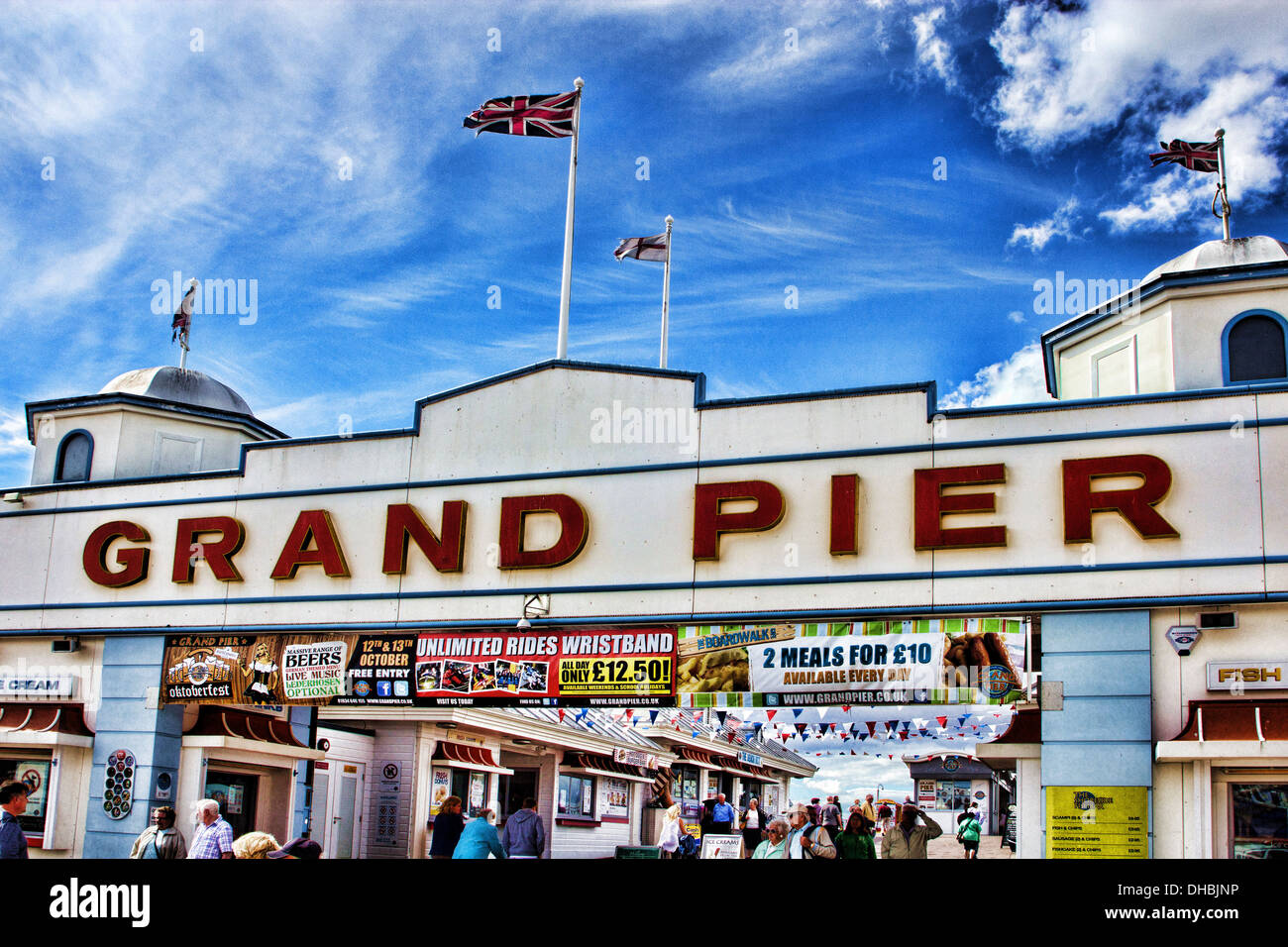 Grand Pier, Weston Super Mare, Somerset, UK The pier originally opened ...