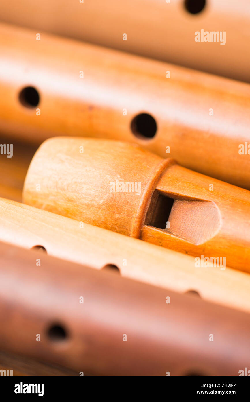 Wood flutes hi-res stock photography and images - Alamy