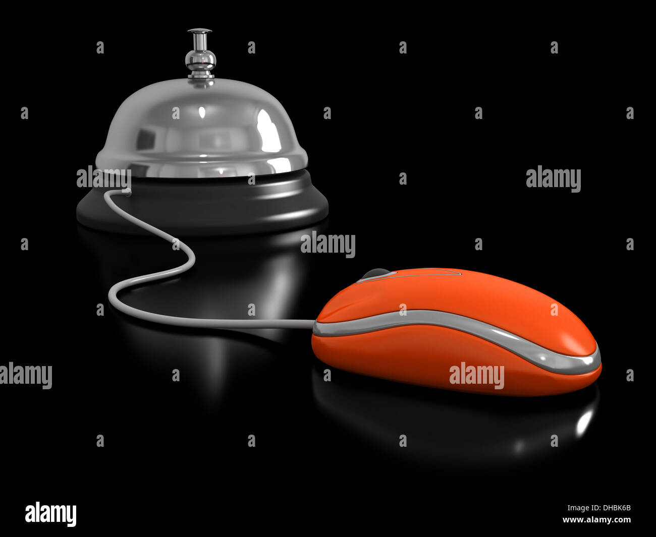 Service bell computer mouse hi-res stock photography and images - Alamy