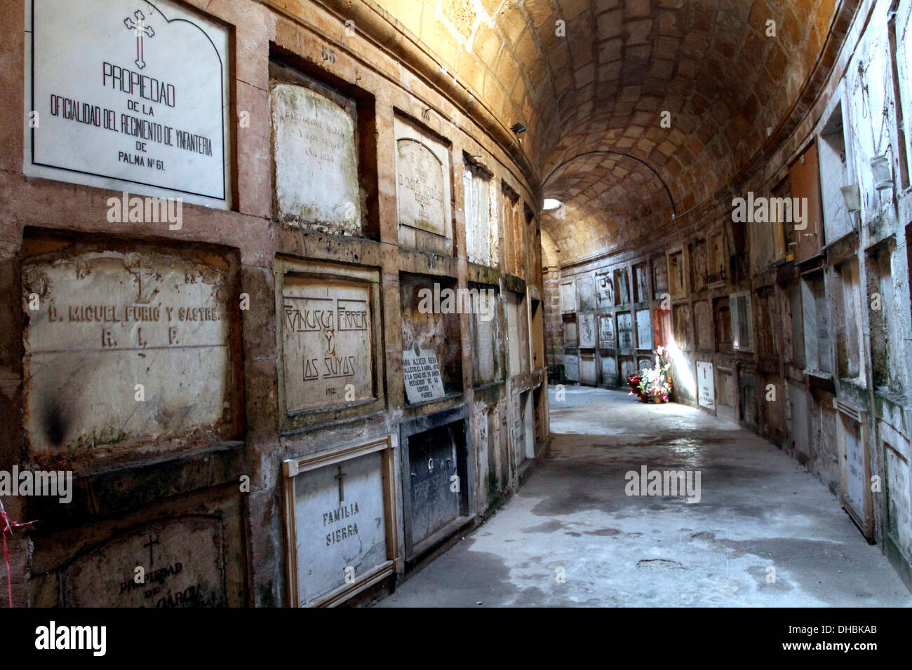 Somewhere at Palma´s cemetery, Majorca, Spain Stock Photo - Alamy