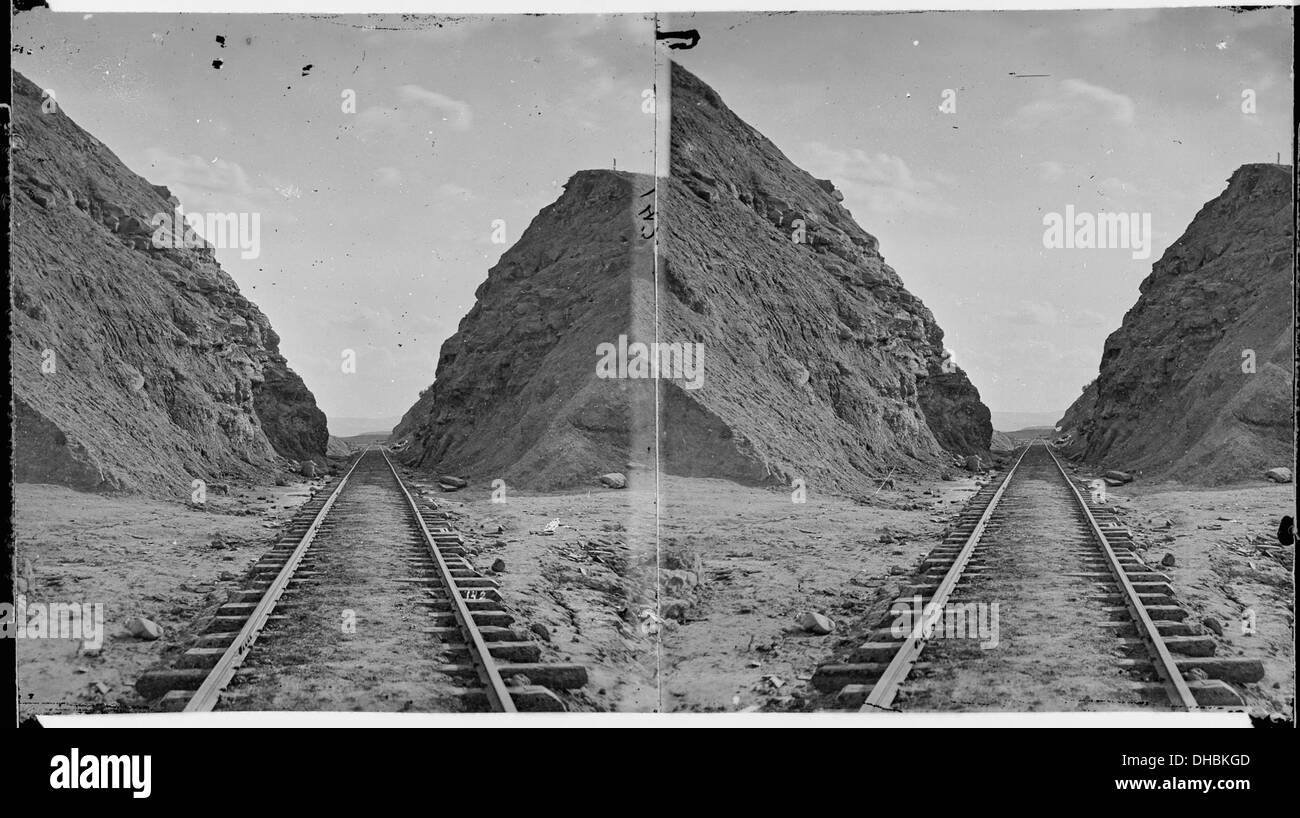 This image shows a geological cut near Wasatch in Summit County, Utah ...