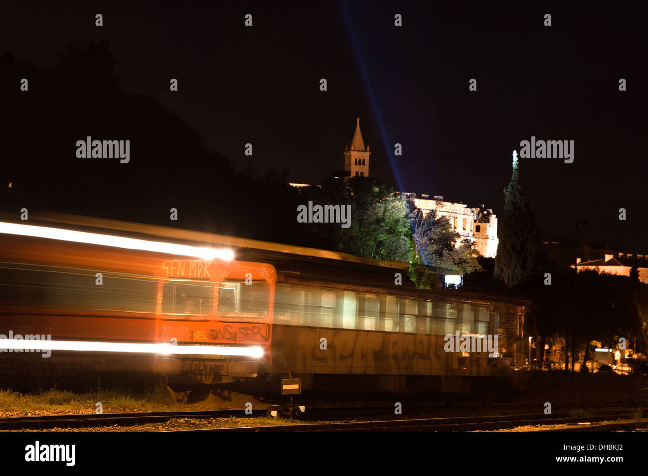 Croatia night train hi-res stock photography and images - Alamy