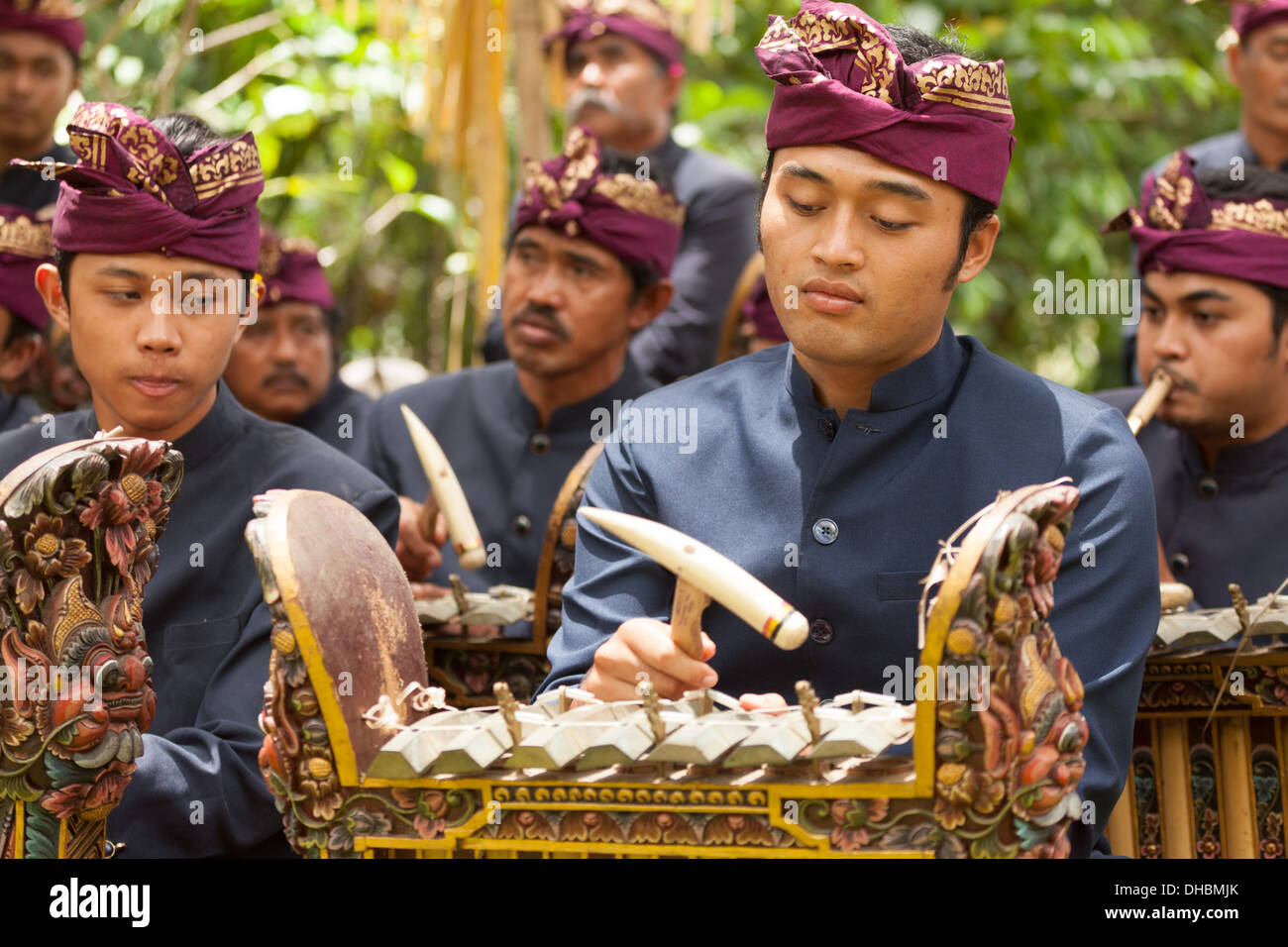 musicians in Bali spirit festival Stock Photo - Alamy