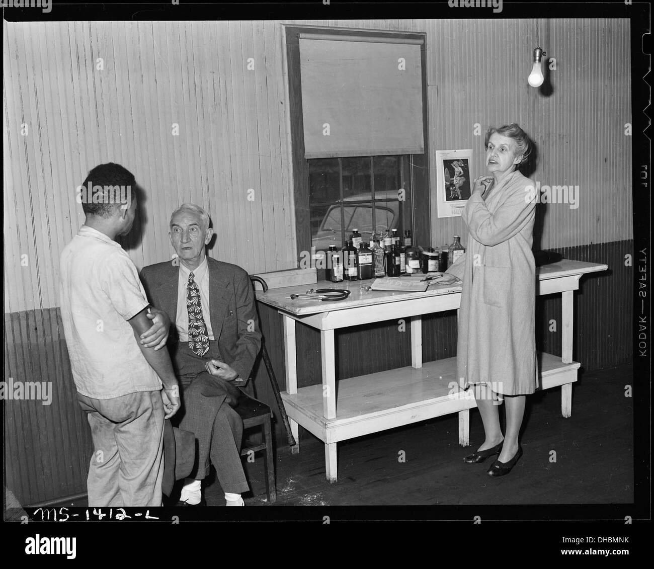 Dr. and Mrs. Rucker are pictured with a patient. Dr. Rucker, who is ...
