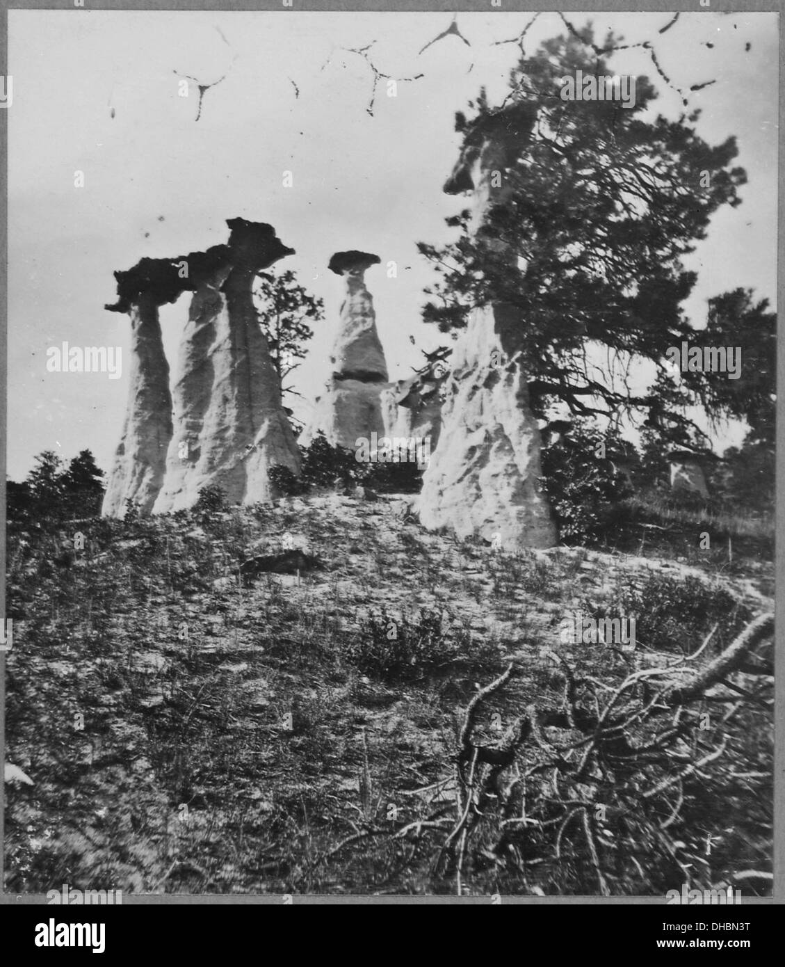 Eroded sandstones in Monument Park near Colorado Springs, Colorado ...