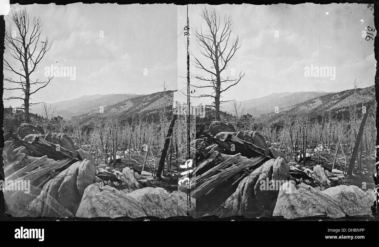 This image shows a distant view of Fremont's Peak in the Wind River ...