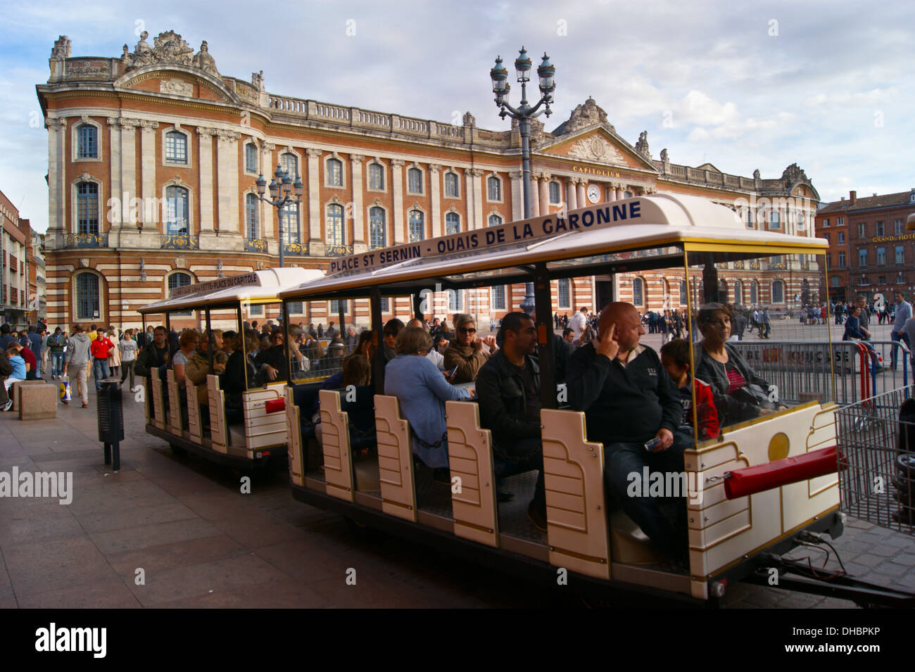 Little red train pyrenees hi-res stock photography and images - Alamy