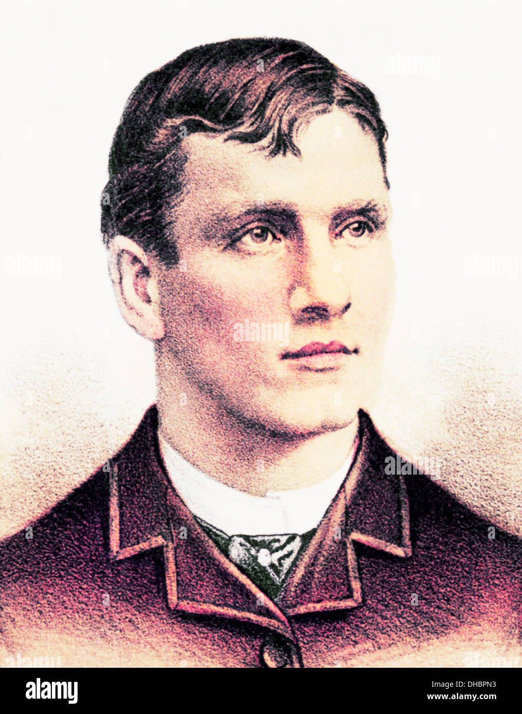 Vintage portrait of Irish-American boxer "Nonpareil" Jack Dempsey (1862 ...